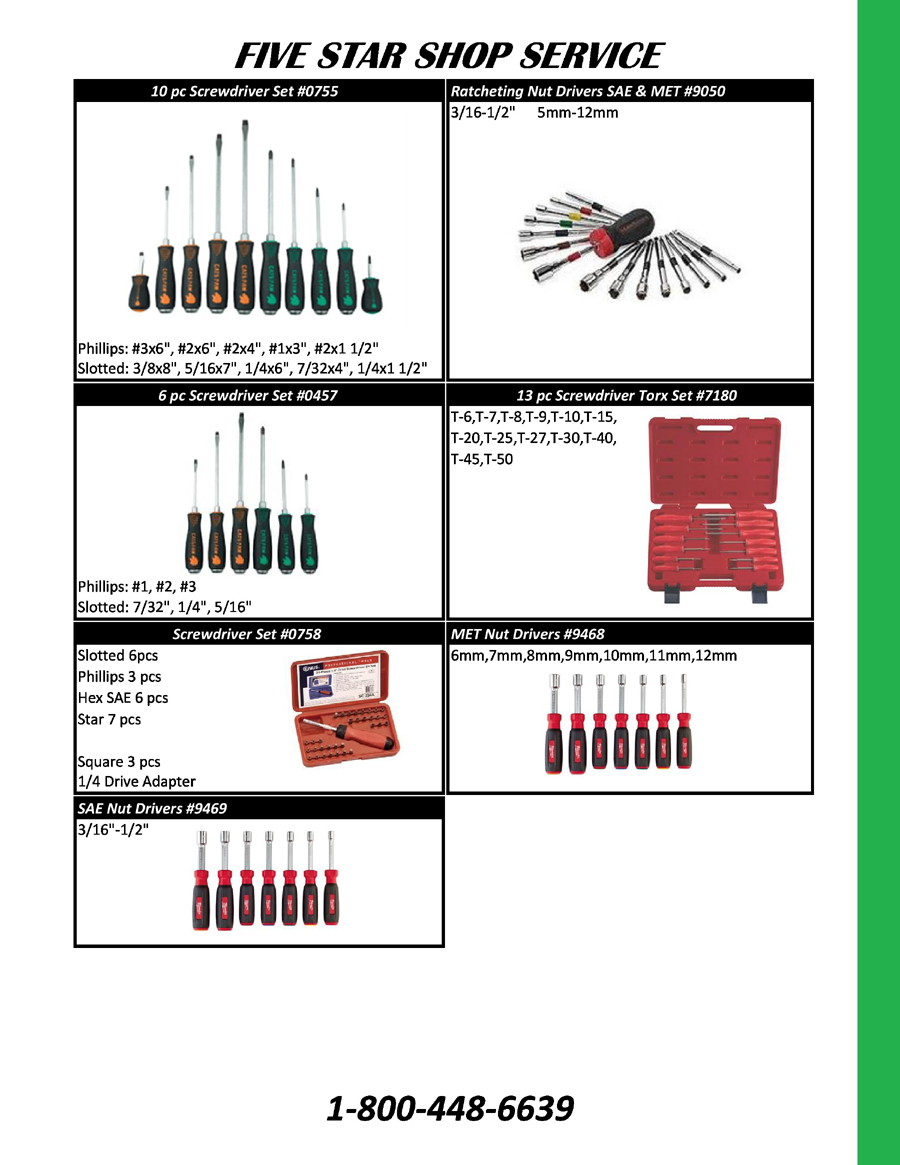 Five Star Shop Service | High Quality Specialty Supplies & Equipment